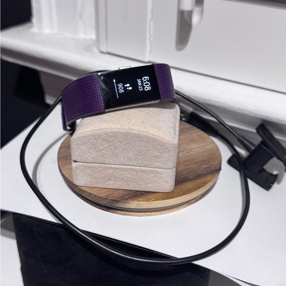 fitbit | Wearables | Purple Powerup Fitbit Charge 2 With Charger | Poshmark